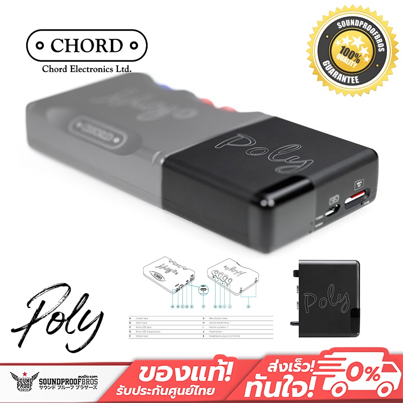 Chord Electronics POLY Music Steamer / Player For Mojo1-2 | Shopee Thailand