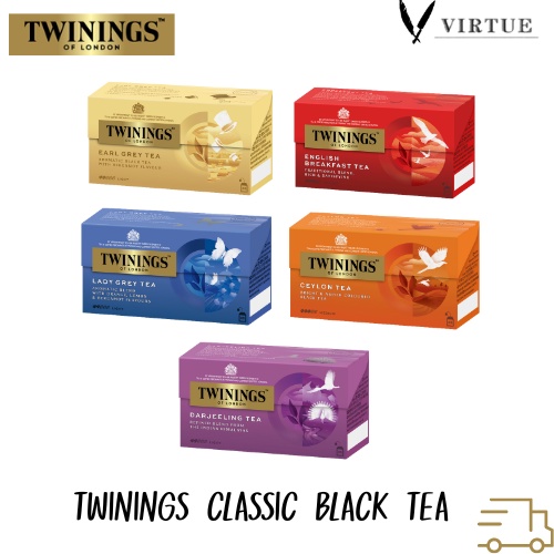 ทไวนิงส์ Twinings Classic Black Teas, Earl Grey, English Breakfast ...