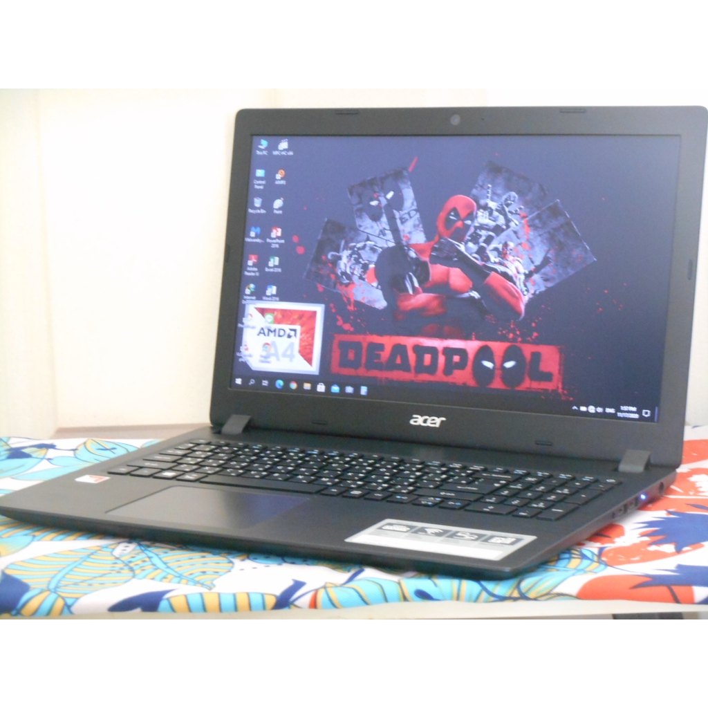 โน๊ตบุ๊คมือสอง ACER CPU AMD A4-9120 จอ15.6”HD แรม4+HDD1TB+การ์ดจอ AMD ...