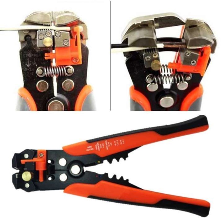 Telecorsa คีม ปอก ตัด ย้ำสายไฟและสายเคเบิ้ล อเนกประสงค์ 5in1 Automatic Wire Stripper รุ่น ...