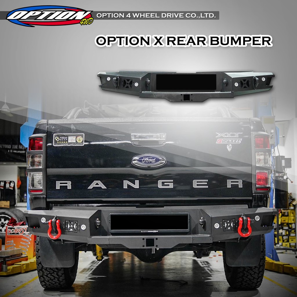 กันชนท้าย กันชนหลัง รถยนต์ REAR BUMPER OPTION -X สำหรับ FORD RAPTOR ...