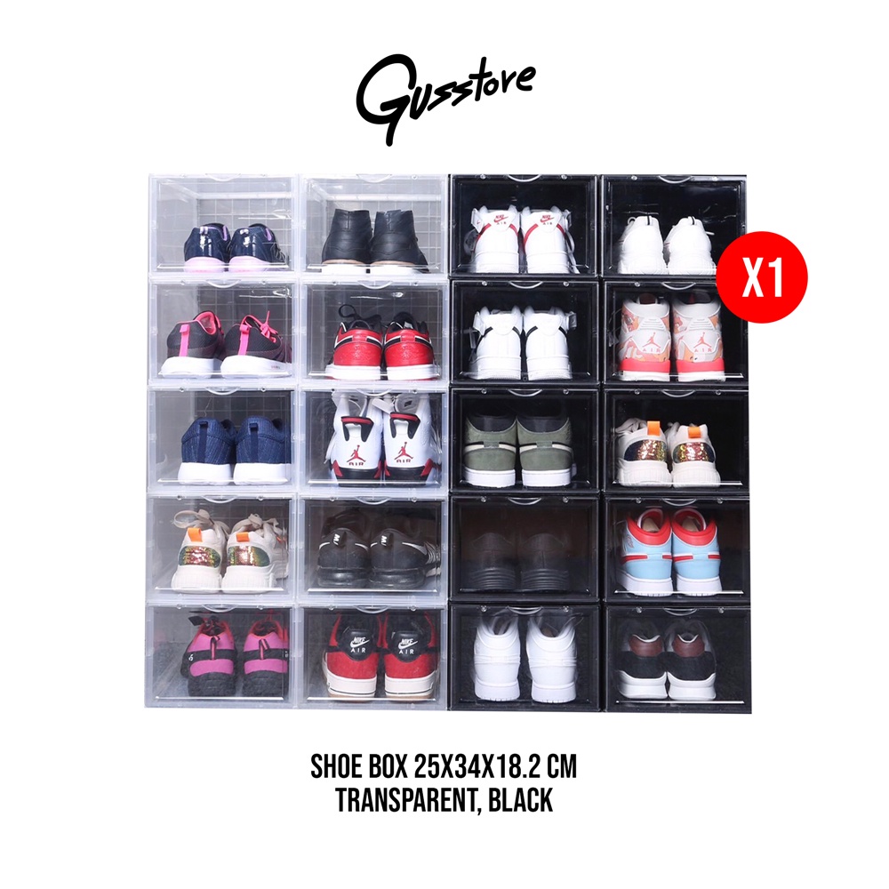 (สินค้าพร้อมส่ง) กล่องใส่รองเท้า Shoe Box, Tower Box, ช่วยรักษารองเท้า ...