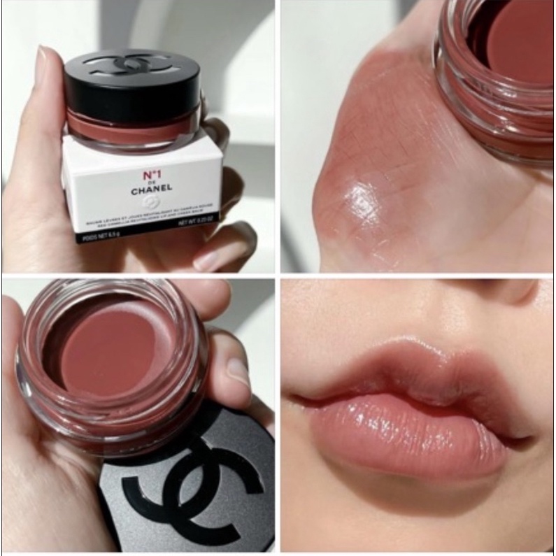 🌸Newly CHANEL ฉลากไทย/พร้อมส่ง บาล์ม ทาแก้มปาก N°1 DE CHANEL LIP AND ...