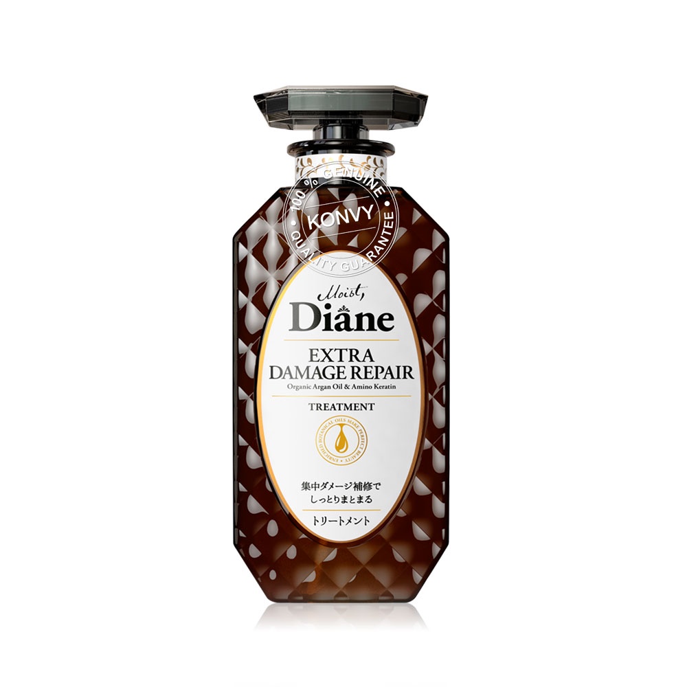Moist Diane Set 2 Items Extra Damage Repair Shampoo 450ml + Treatment ...