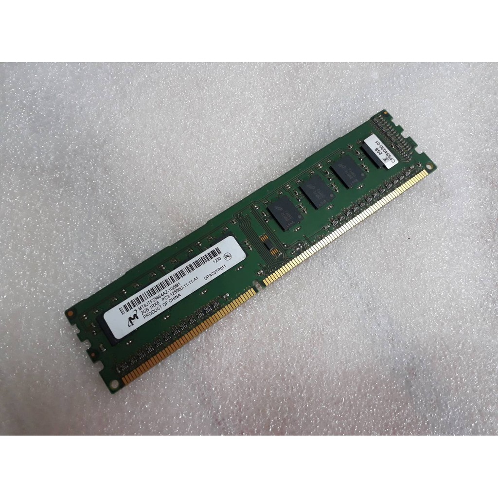 RAM Micron DDR3-Bus1600/2G แบบ 8 ชิป (2G 1Rx8 PC3-12800U-11-11-A1 ...