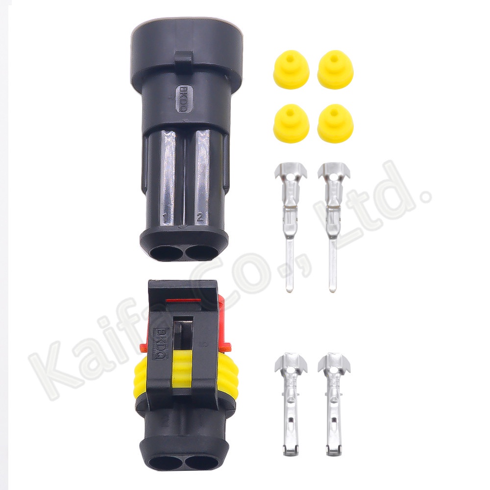 10 sets Kit 1P 2P 3P 4P 5P 6Pins Way AMP 1.5 Super seal Waterproof ...