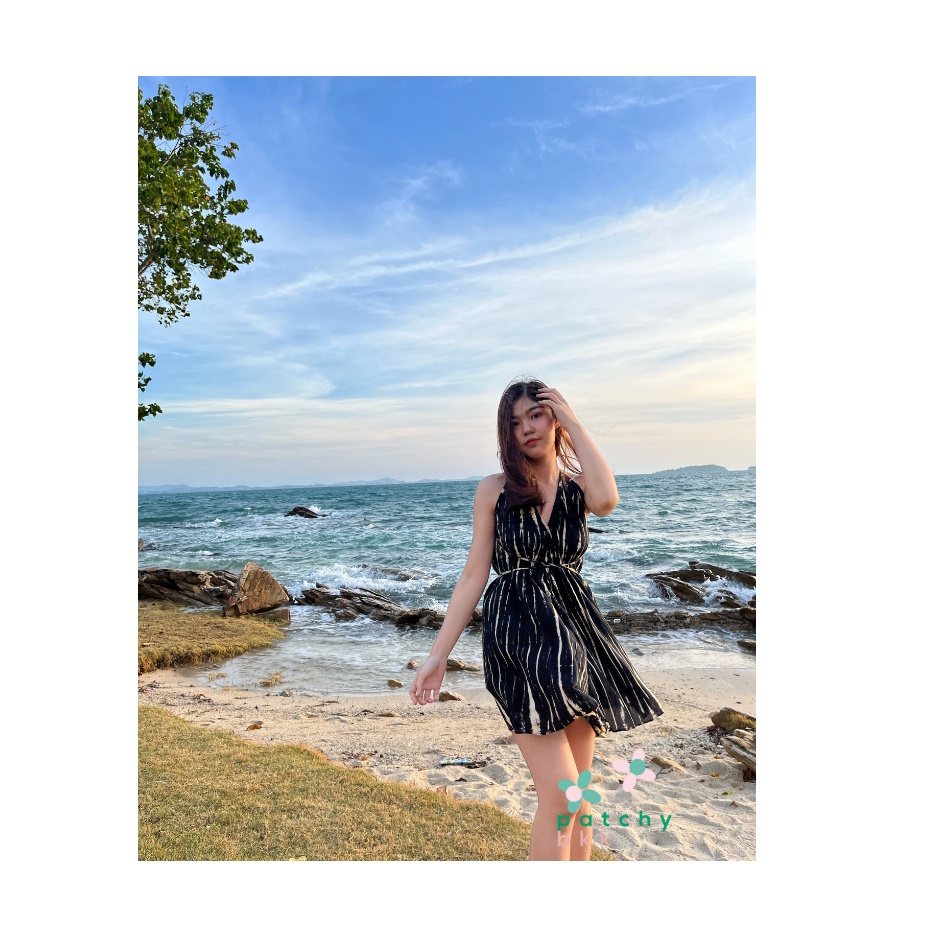 PATCHY.BKK MERMAID (รุ่นสั้น) ชุดไปทะเล ชุดไปเที่ยว ชุดมัดย้อม ชุดคู่ ชุดเดรส พาสเทล | Shopee ...