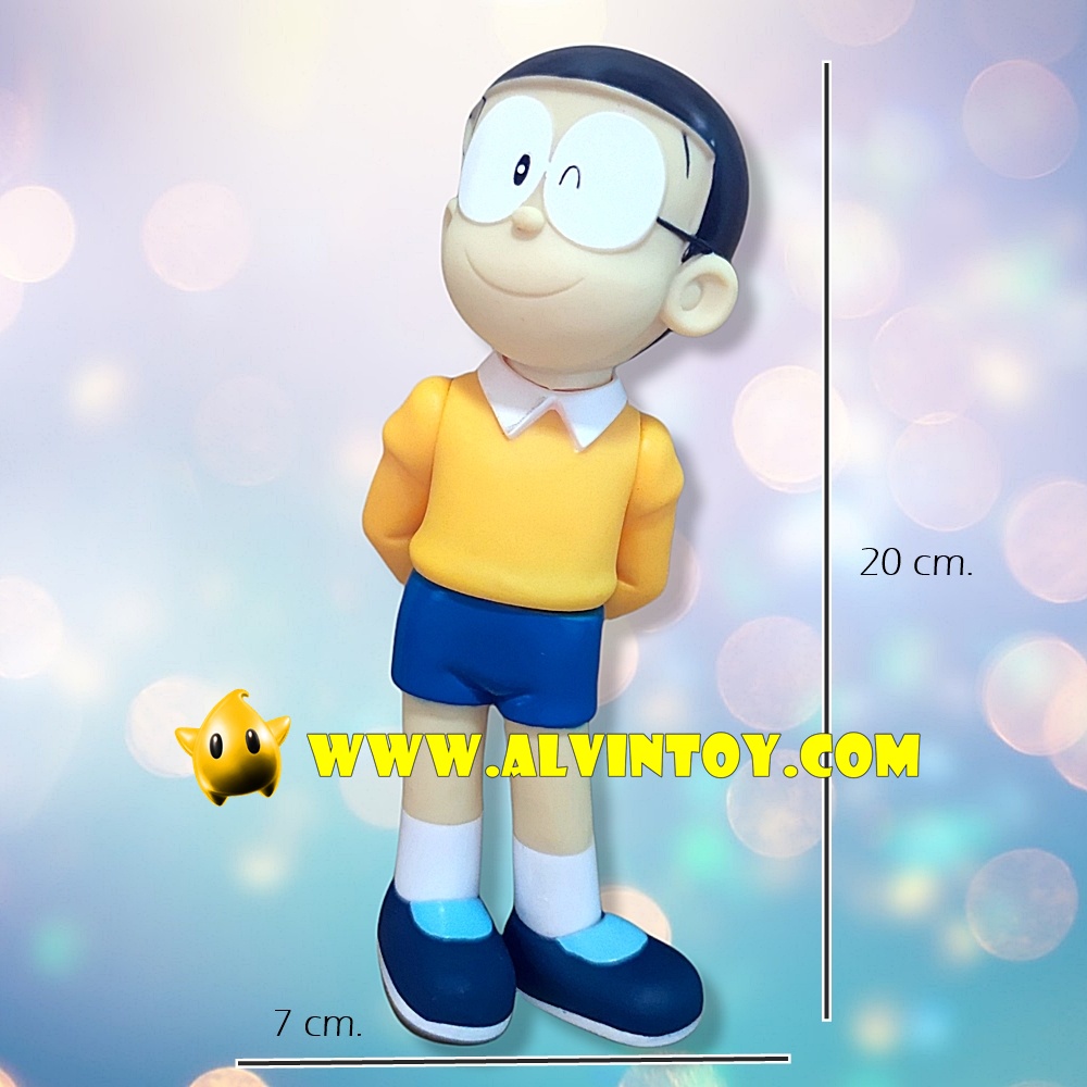ชุดโมเดลครอบครัว Doraemon 5 ตัว โนบิตะ ชิซุกะ ซุเนโอะ ไจแอนท์ วัสดุ ...