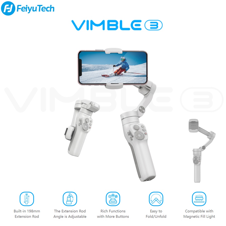 ไม้กันสั่นFeiyuTech Vimble 3 3-Axis Handheld Gimbal for Smartphone กันสั่นสำหรับสมาร์ทโฟน (มี ...
