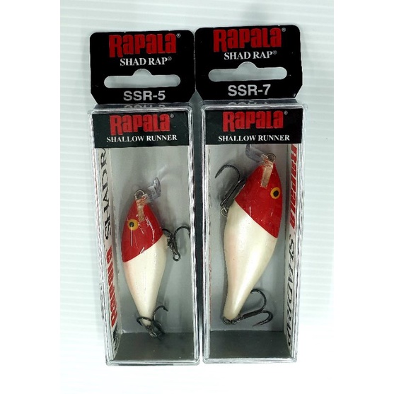 Limited RAPALA REDHEAD สี SSR05 RH SSR07 RH LURES CASTING SHAD RAP 5 ซม. 7 ซม.หัวสีแดงและจํากัด ...