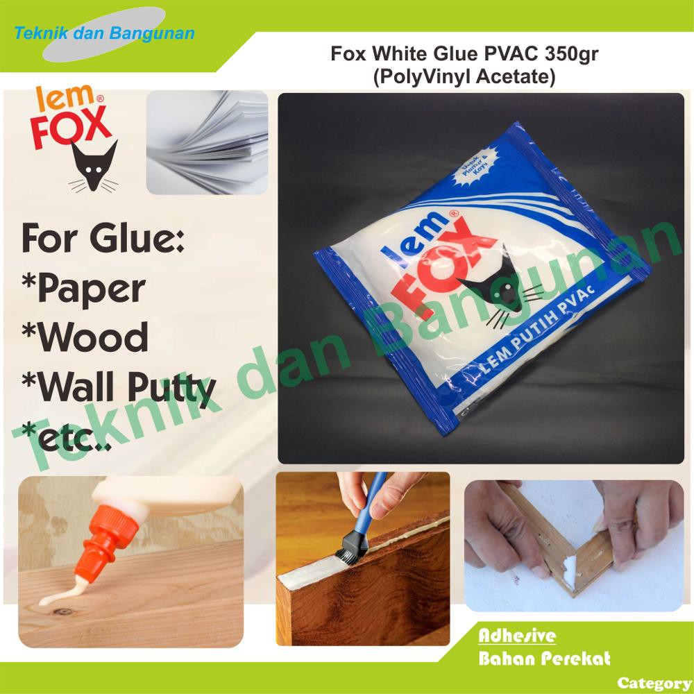 Pvac กาวสีขาวสุนัขจิ้งจอก 350gr Bks | Shopee Thailand