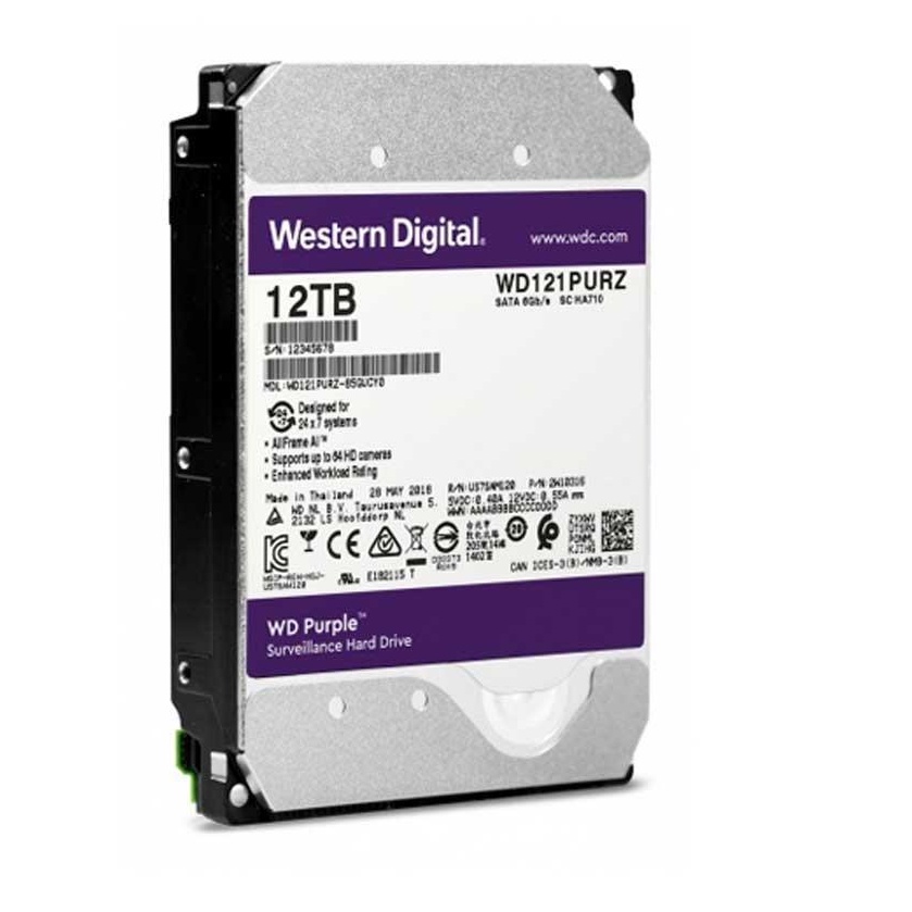 HDD WD 12TB AV PURPLE PRO HDD WD 3.5" 12TB AV PURPLE PRO SATA 256MB ...