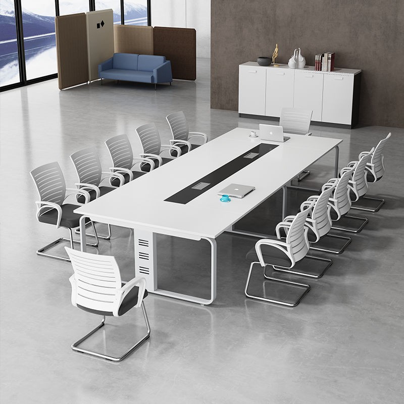 - Conference table, long table and chair combination, simple modern ...