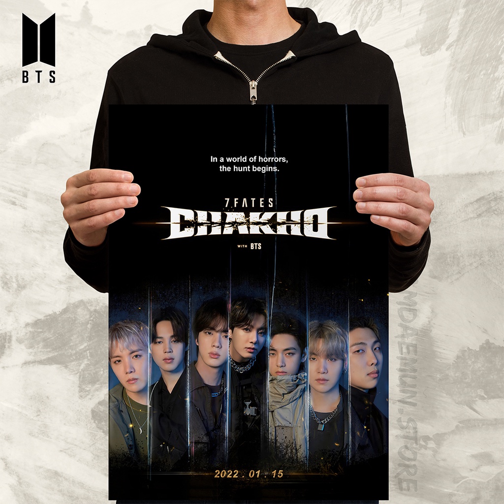 โปสเตอร์ BTS 7FATES CHAKHO In a World of Horrors The Hunt Begins ขนาด ...