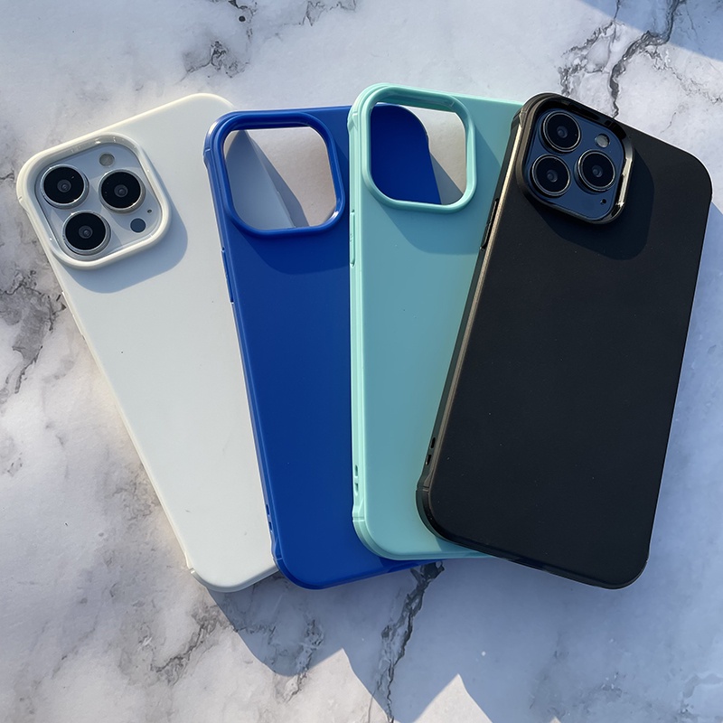 เคสโทรศัพท์มือถือแบบนิ่ม TPU ผิวด้าน กันกระแทก สําหรับ iPhone 15Promax 14Promax 15 15Pro 14 ...