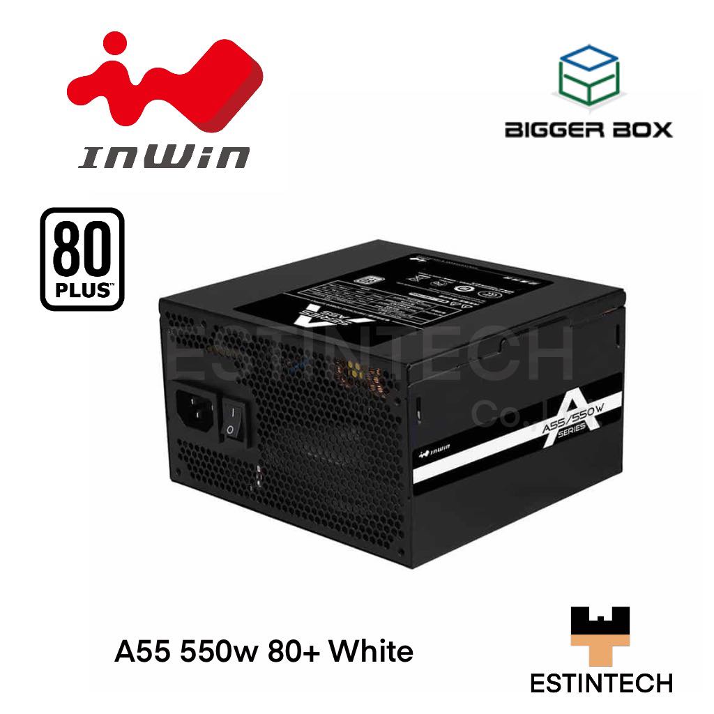 Power Supply(อุปกรณ์จ่ายไฟ) InWin A55 550W 80 PLUS WHITE ของใหม่ประกัน ...