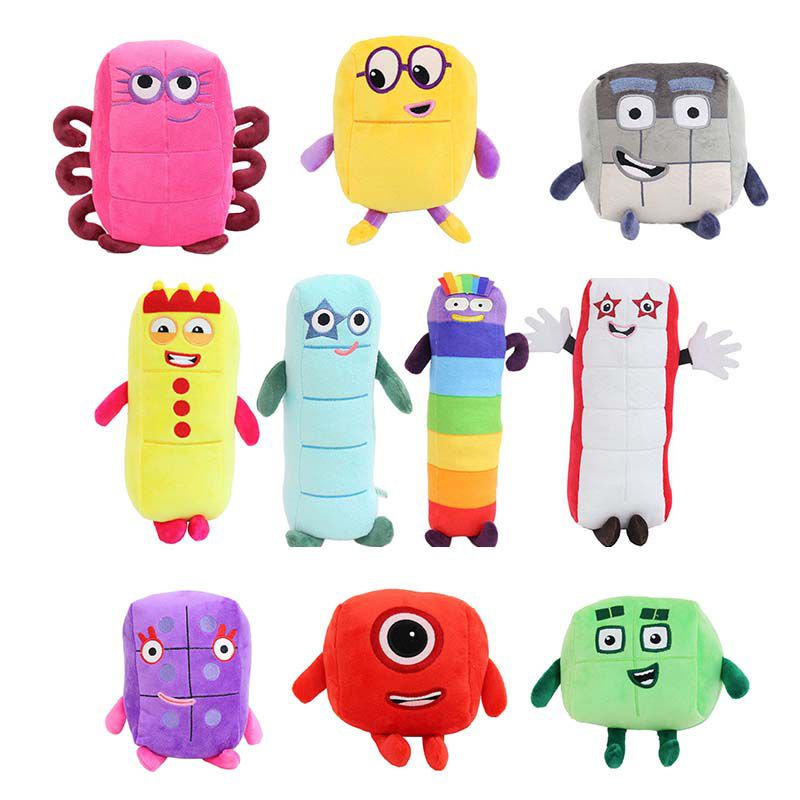 Numberblocks Plush Toys Number Stuffed Dolls Movie Tv Series Cartoon ...