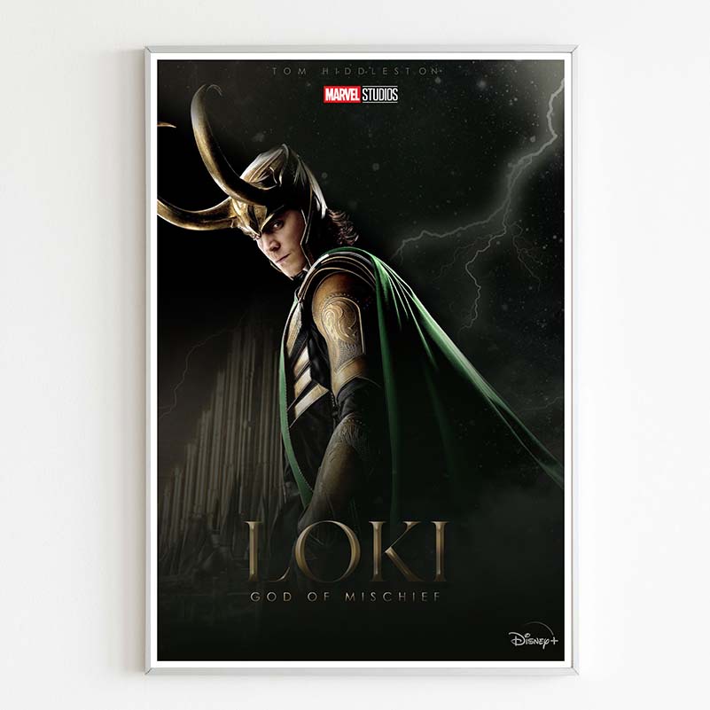 Loki Poster for Loki Lover - Tom Hiddleston โปสเตอร์โลกิ สำหรับคนชอบโลก ...