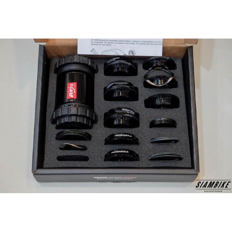 กะโหลก TOKEN, TF37 TBT สำหรับ PF30/BB386 Crank SH/SRAM/BB386/ | Shopee ...