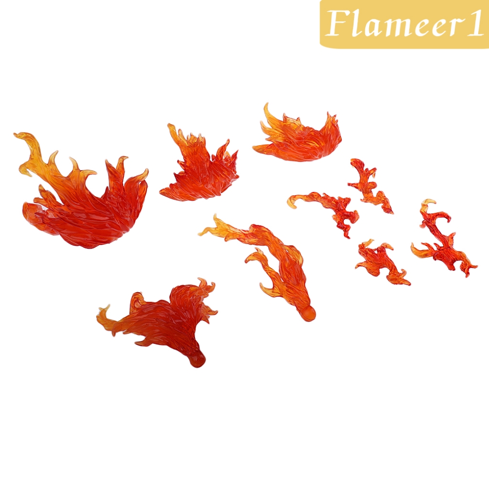 Burning Fire Effect Action Figure Dispaly Stand Holder for Gundam PVC ...