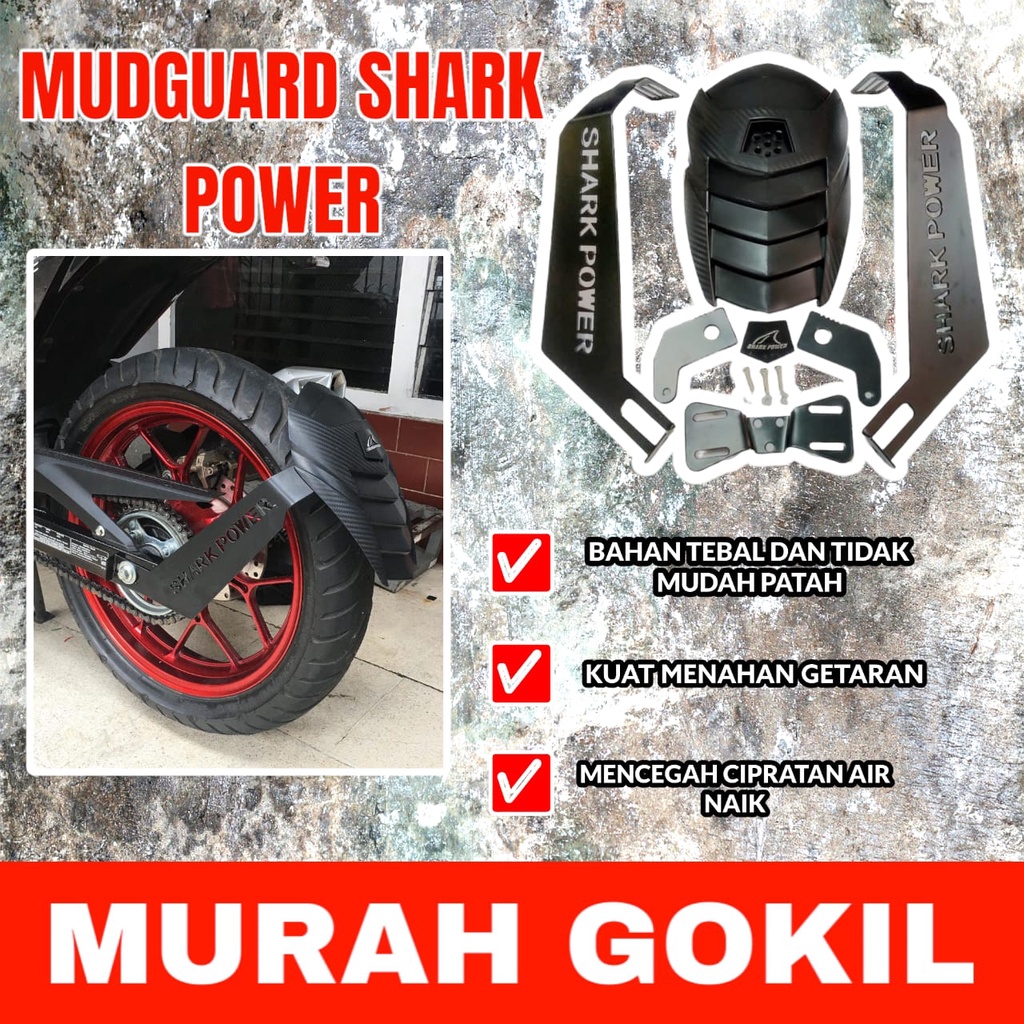 บังโคลนหลัง Mm15 vixion r15 cb ninja xabre byson shark power | Shopee ...