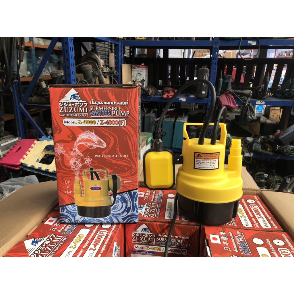 🔥โค้ดINC3LEL3ลด30฿ปั๊มแช่ มีลูกลอย Submersible Water Pump Plastic Body ...