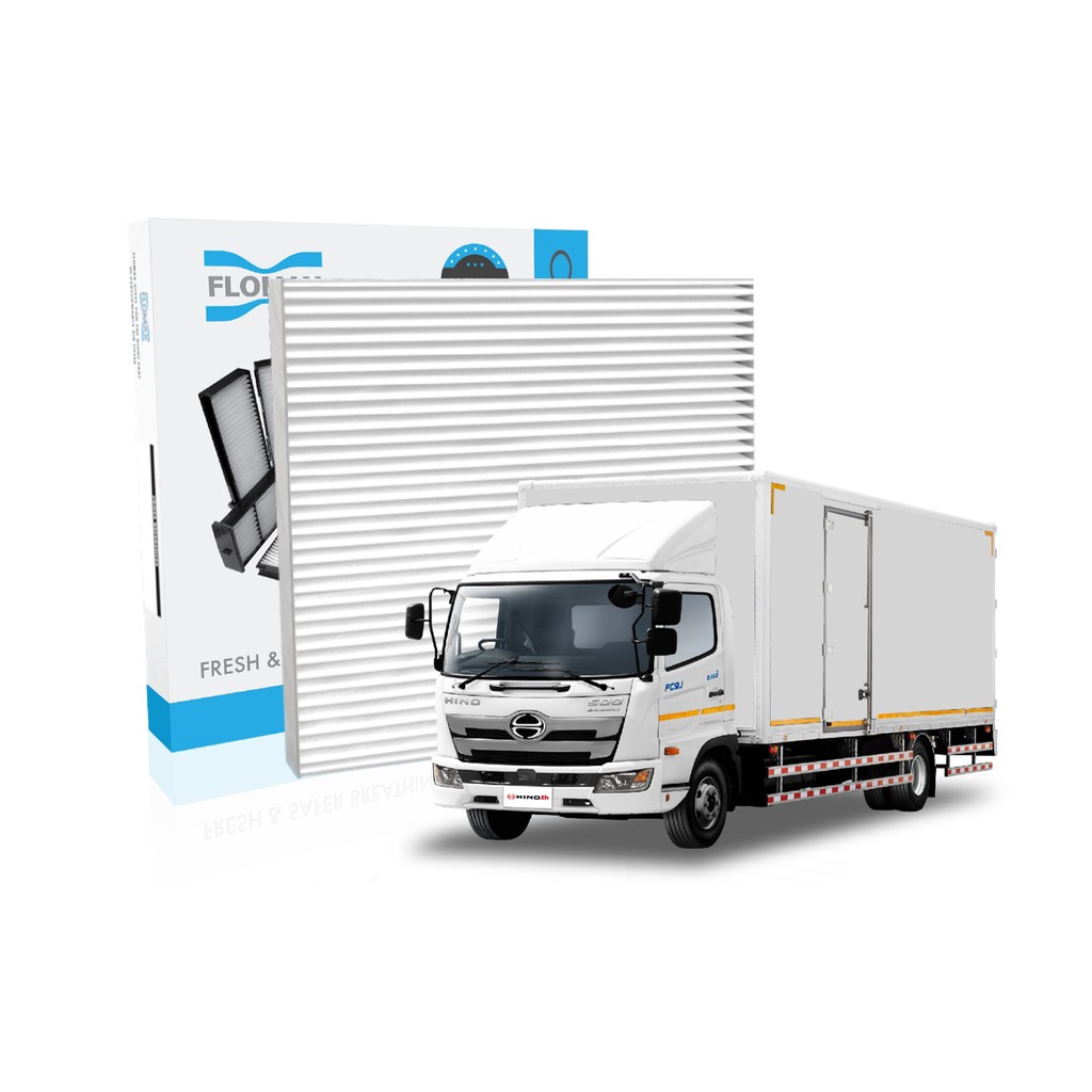 กรองแอร์รถยนต์ แผ่นกรองอากาศ FLOMAX FMC104 รุ่น ฮีโน่ เมก้า | Shopee Thailand