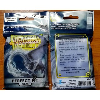 Dragon Shield Perfect Fit Clear,Smoke (inner sleeve) Standard Size ซอง ...