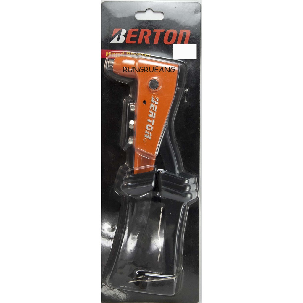 BURTON คีมย้ำรีเวท สีส้ม รุ่น BT-106 | Shopee Thailand