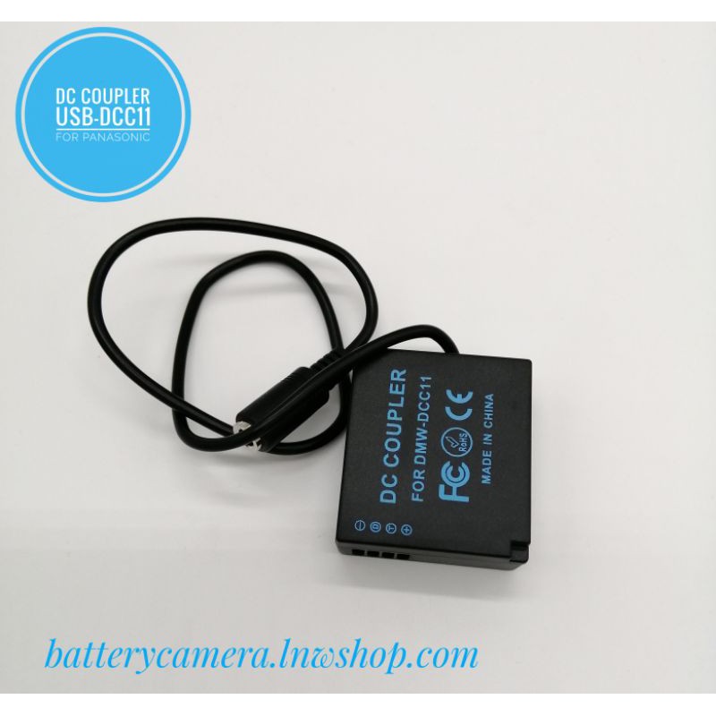 DC Coupler usb+DCC11/BLG10E for Panasonic Lumix DMC-G100 GX9 GX85 LX100 ...