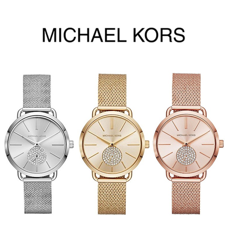 【MK】 watch Concise three stitches MK3843 MK3844 MK3845 36mm | Shopee ...