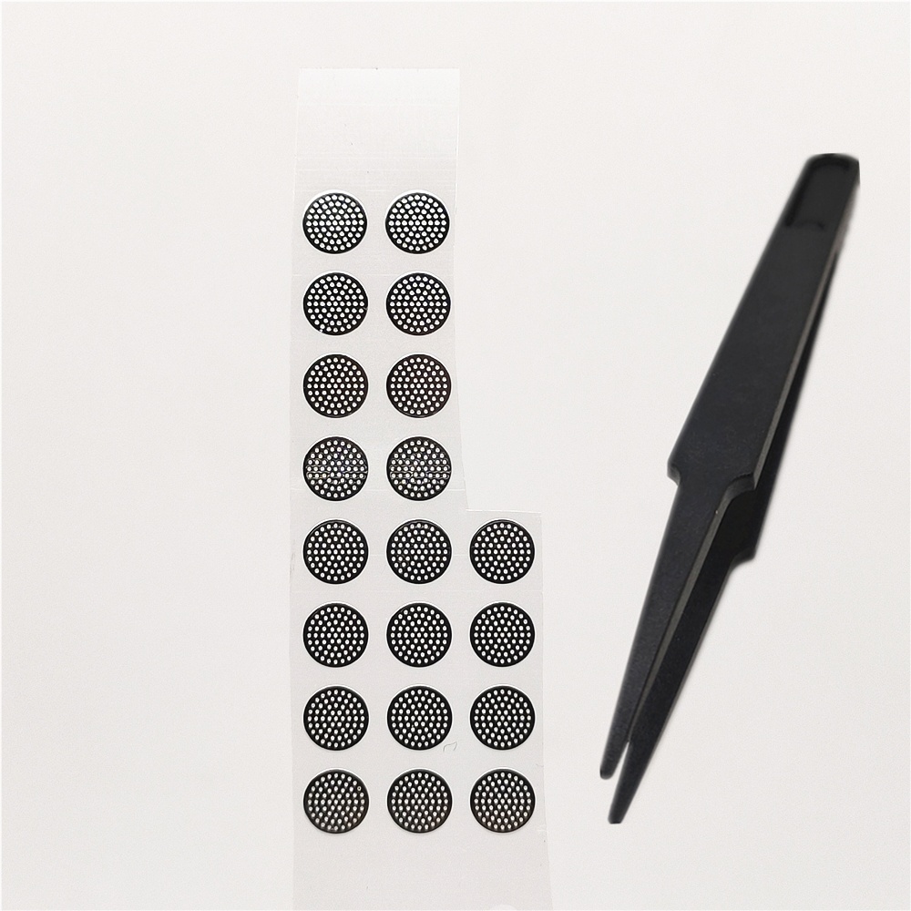 10 pairs 304 stainless steel in-ear earphone filter plastic dust net ...