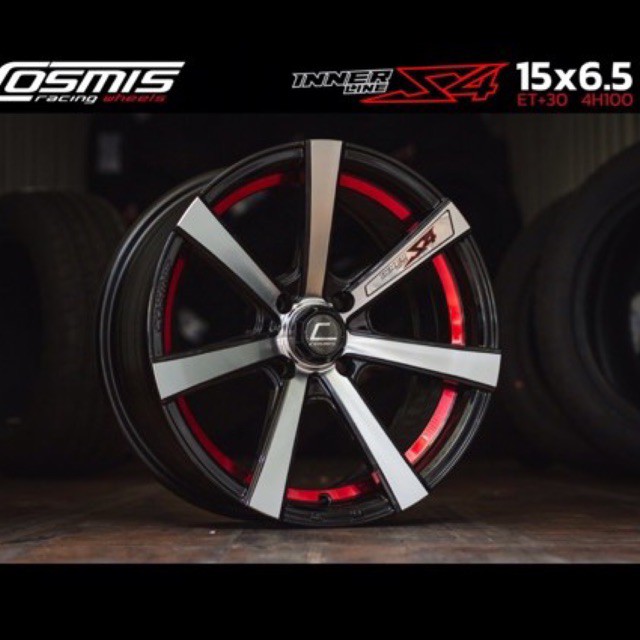 แม็ก Cosmis S4 ขอบ 15 งานล้อเบา 4/100 (4วง) | Shopee Thailand