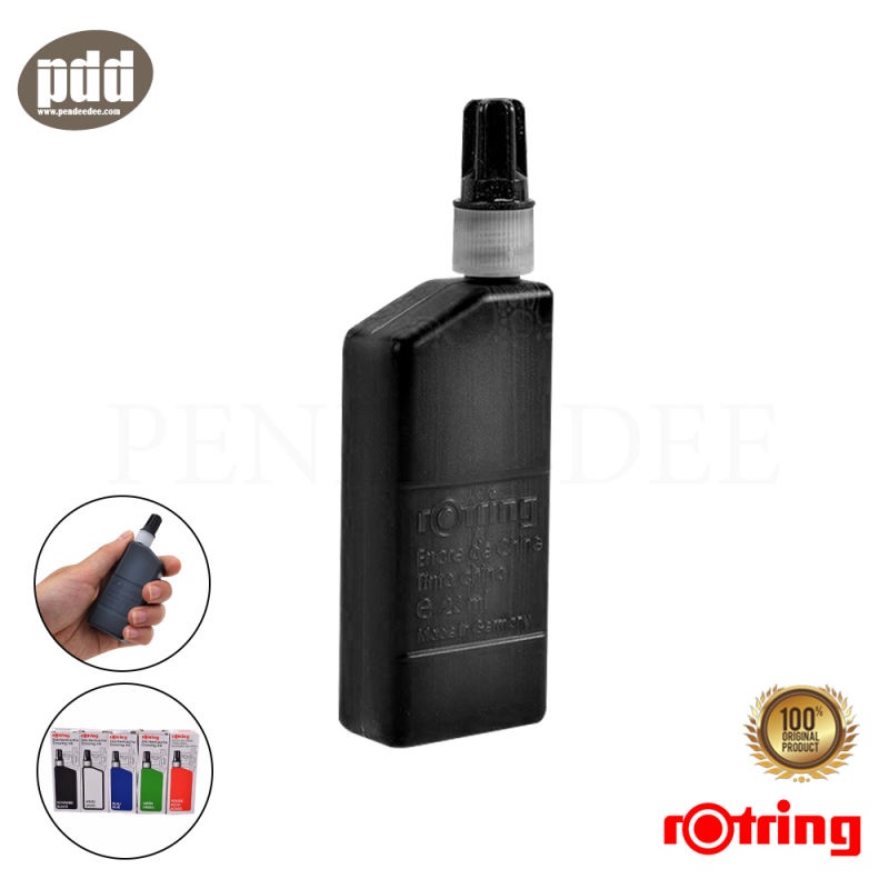 rOtring Drawing Ink น้ำหมึกขวดรอตริง ไอโซกราฟ 5 สี สำหรับปากกาเขียนแบบ ...