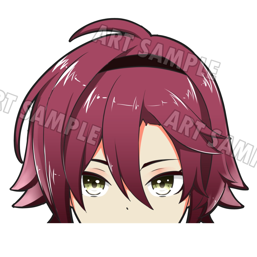 Heizou Genshin Impact สติ๊กเกอร์ 2 ชิ้น Fan-Made Sticker Shikanoin ...