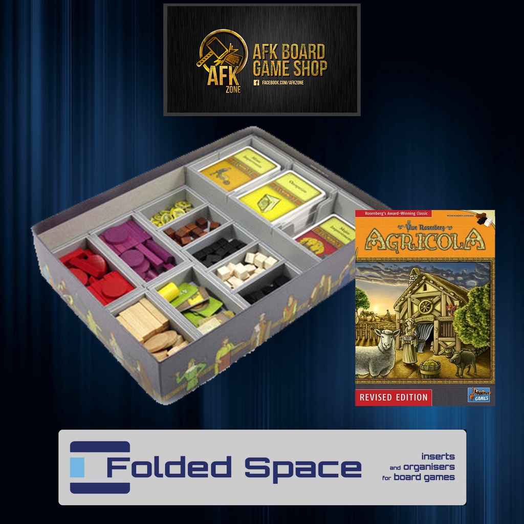 Folded Space Agricola Folded Space - Insert - Board Game - บอร์ดเกม ...