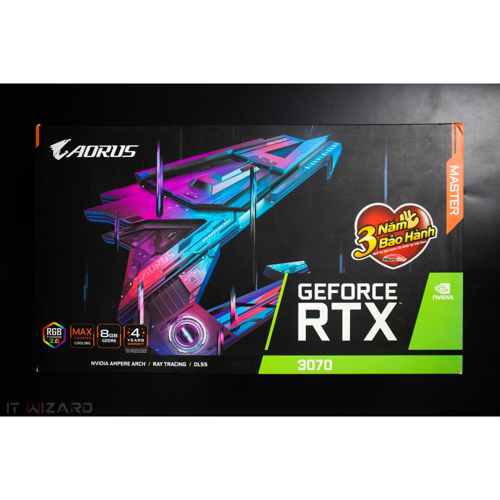 [IT WIZARD ผ่อน 0%] GIGABYTE AORUS RTX 3070 MASTER (ไม่ลดแรงขุด มือสอง ...