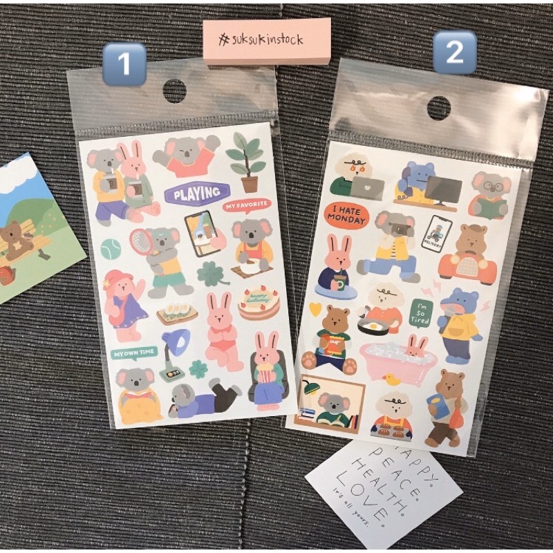 My buddy sticker ของแท้จากเกาหลี พร้อมส่ง (ระบุหมายเลขในแชทนะคะ ...