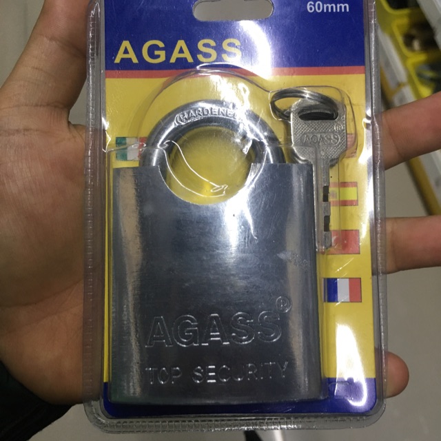 กุญแจล็อก AGASS TOP SECURITY | Shopee Thailand