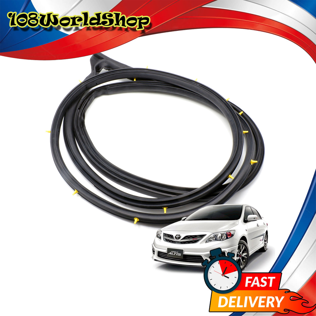 ยางขอบประตู หลัง-ขวา สี Black Corolla Altis zze141 Toyota 4 ประตู ปี ...