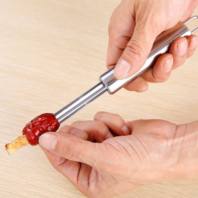 ที่แกะเม็ดพุทรา ที่แกะเม็ดผลไม้ Home kitchen fruit pitting device ...