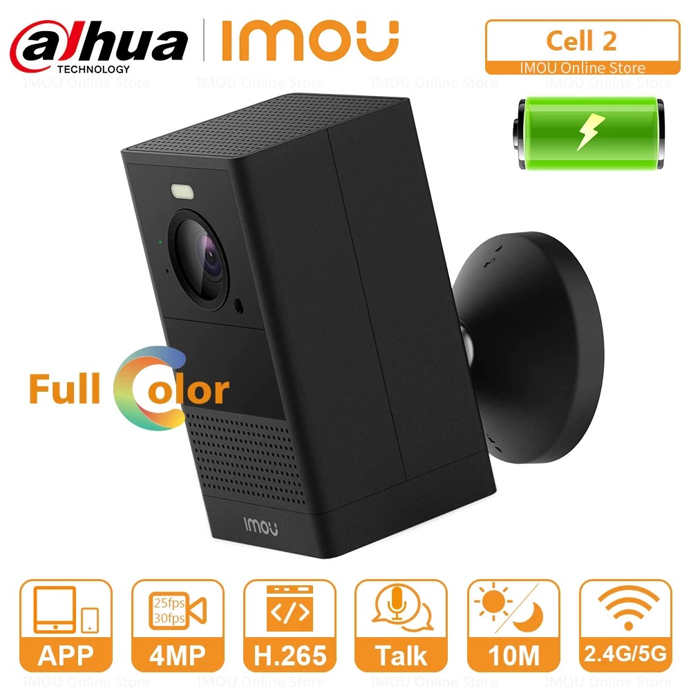 ⚡️กล้องวงจรปิดไร้สาย⚡️ Dahua IMOU CELL 2 4MP (IPC-B46LP) WIFI 2.4GHz ...