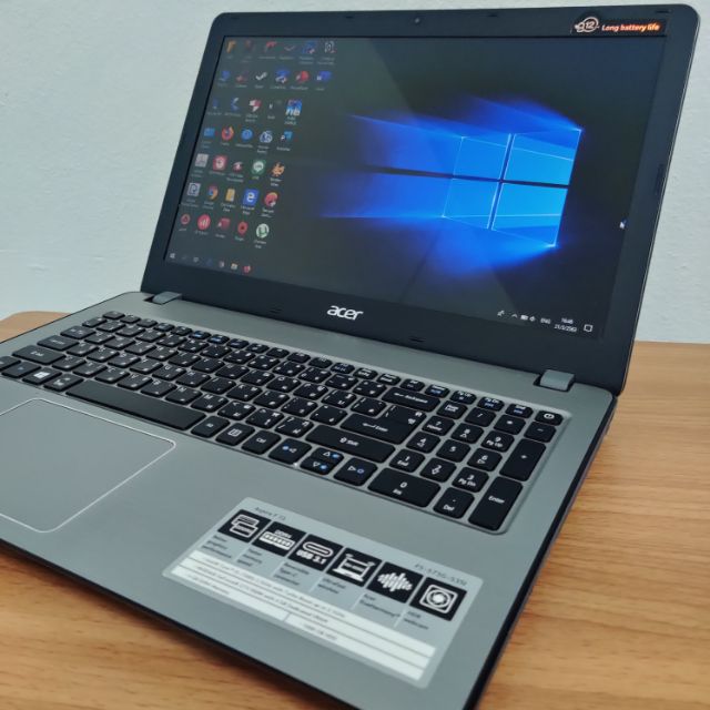 Acer Aspire F5-573G-53SJ สี Sparkly Silver มือสอง สภาพดี ส่งฟรี eco ...