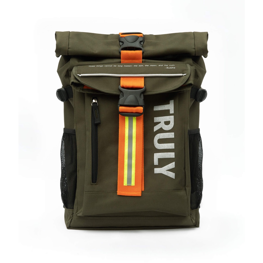 TRULY แบกสีเขียว กระเป๋าเป้ BACKPACK REFLECTIVE BAG | Shopee Thailand
