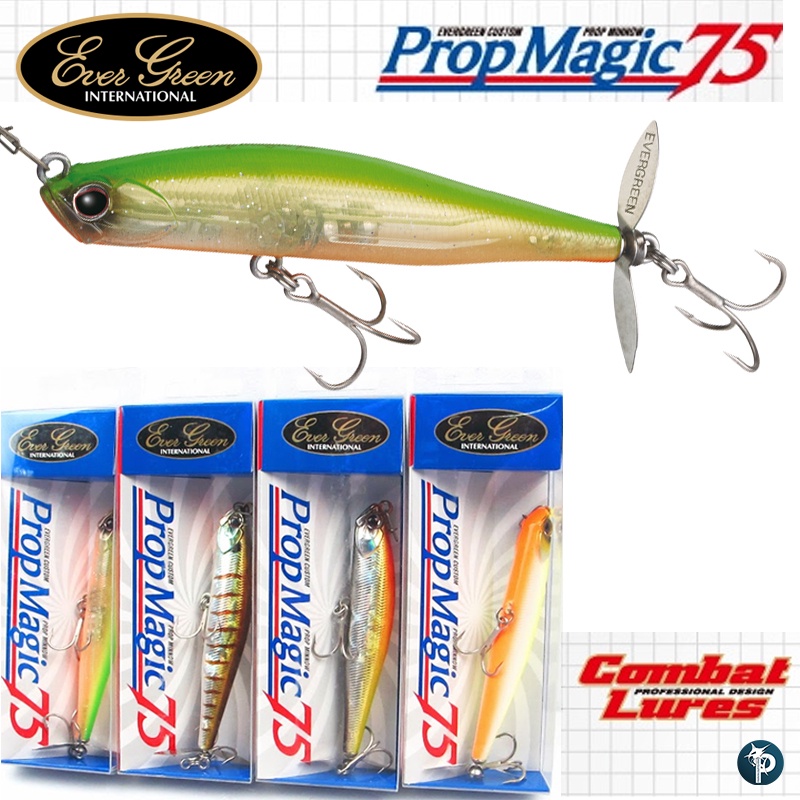 เหยื่อ EVER GREEN PROP MAGIC 75 | Shopee Thailand