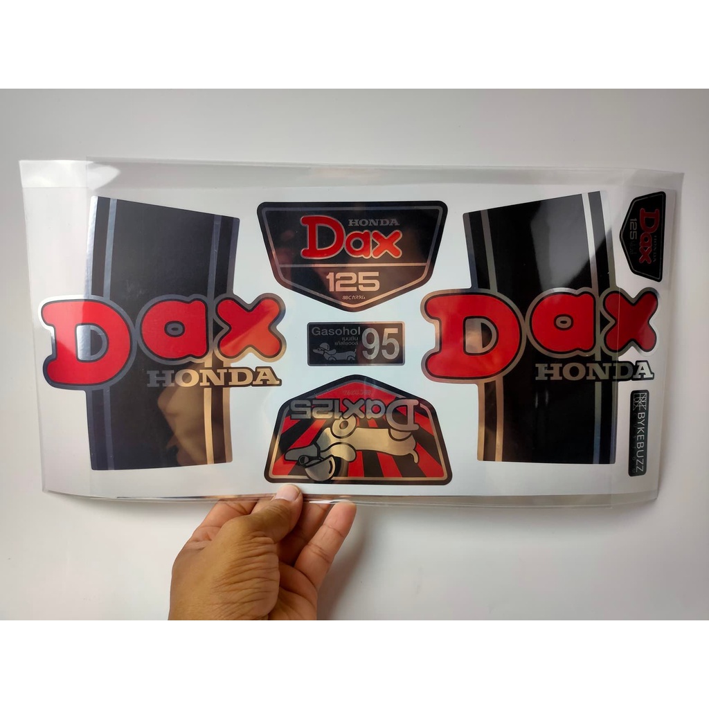 STICKER HONDA ST125 DAX125 พื้นเงิน พร้อมส่ง | Shopee Thailand