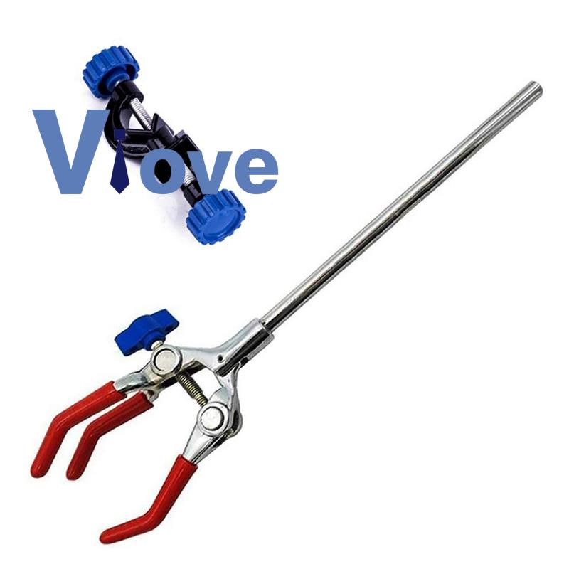 Lab Clamp 3 Prong Finger Adjust Jaw with Scientific Extension | Shopee ...