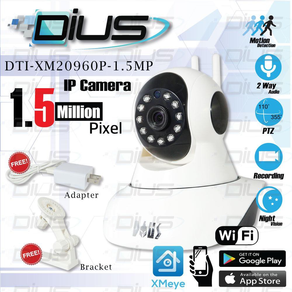 กล้องวงจรปิด กล้องไอพี HD 960p Wifi IP camera Robot 1.5MP ( App : Xmeye ) | Shopee Thailand