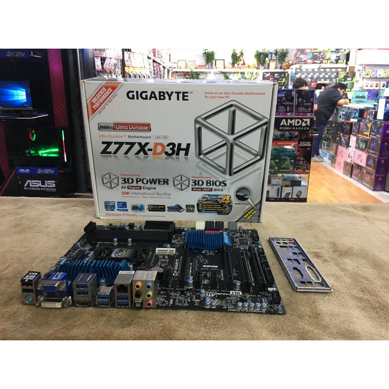 MAIN BOARD 1155 GIGABYTE Z77X-UD3H | Shopee Thailand