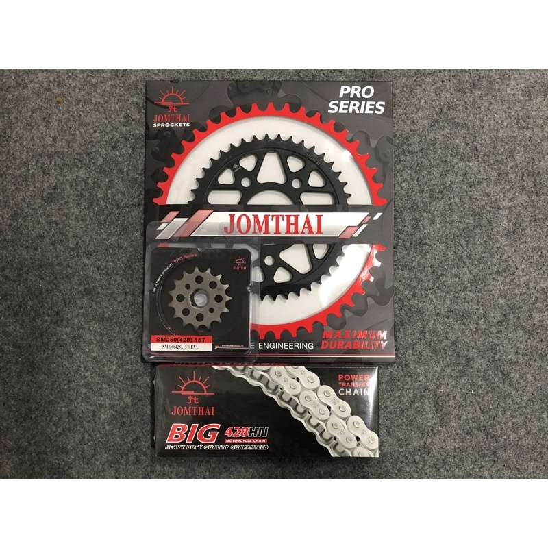 โซ่สเตอร์ SM150/SM250/Makina170i ขนาด 428 น็อตสเตอร์หลัง 5 รู | Shopee ...